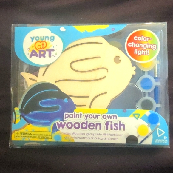 Young At Art | Other | Young At Art Paint Your Own Wooden Fish ...